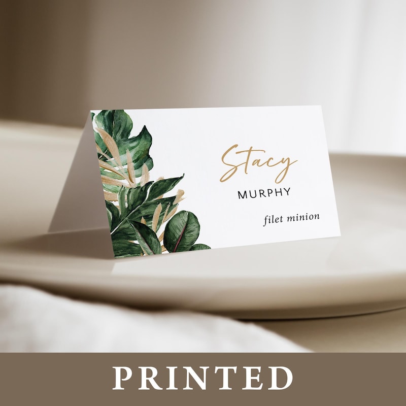 Wedding Name Card - Etsy