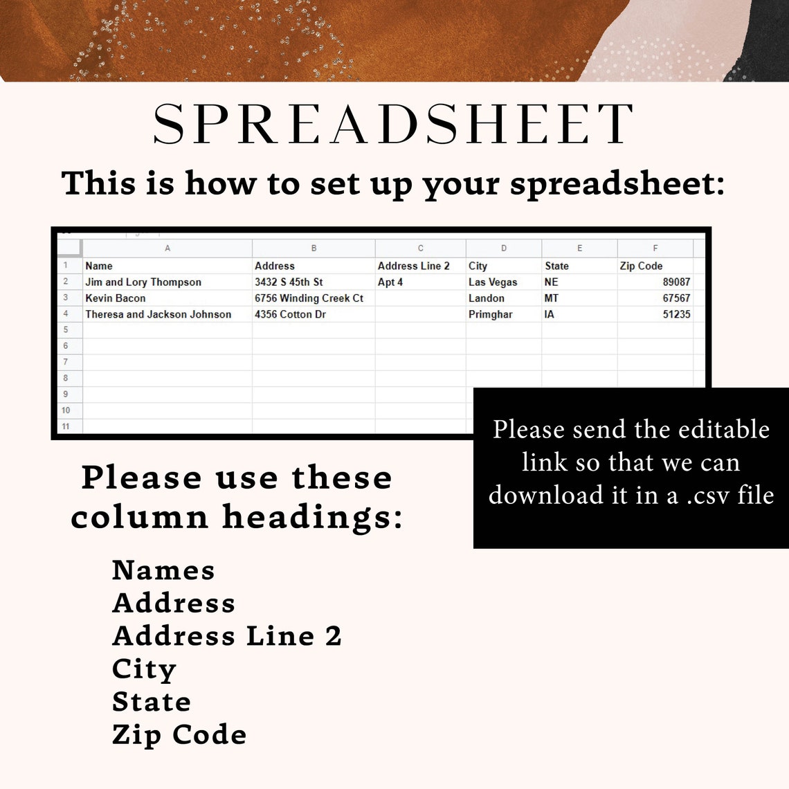 Guest Address and Return Address Envelope Printing Style 3 - Etsy