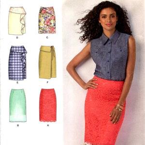 Simplicity Sewing Pattern 1465 Misses' Skirt in Two - Etsy