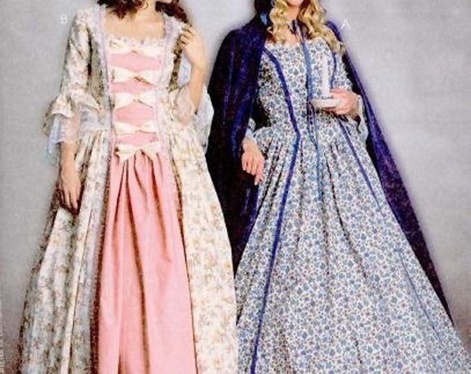 Mccall's Costume Pattern 3289 - Colonial Dresses (14-20) - Etsy