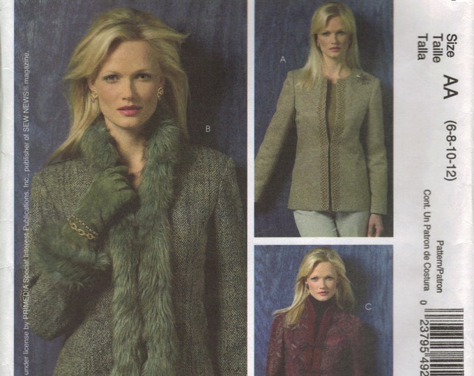 Butterick Sewing Pattern BP176: Misses' Quilted Jacket (L-XL) - Etsy