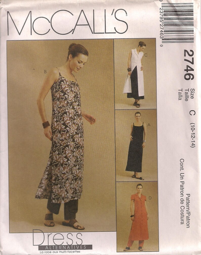 Mccall's Sewing Pattern 2746 Misses'/miss Petite - Etsy