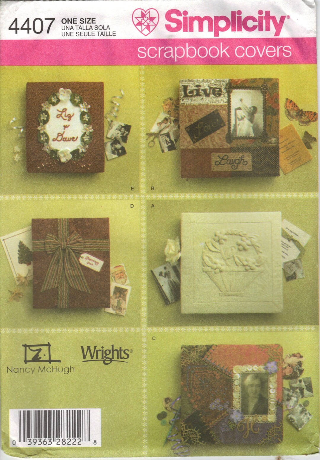 Simplicity Sewing Pattern 4407 Scrapbook Covers - Etsy