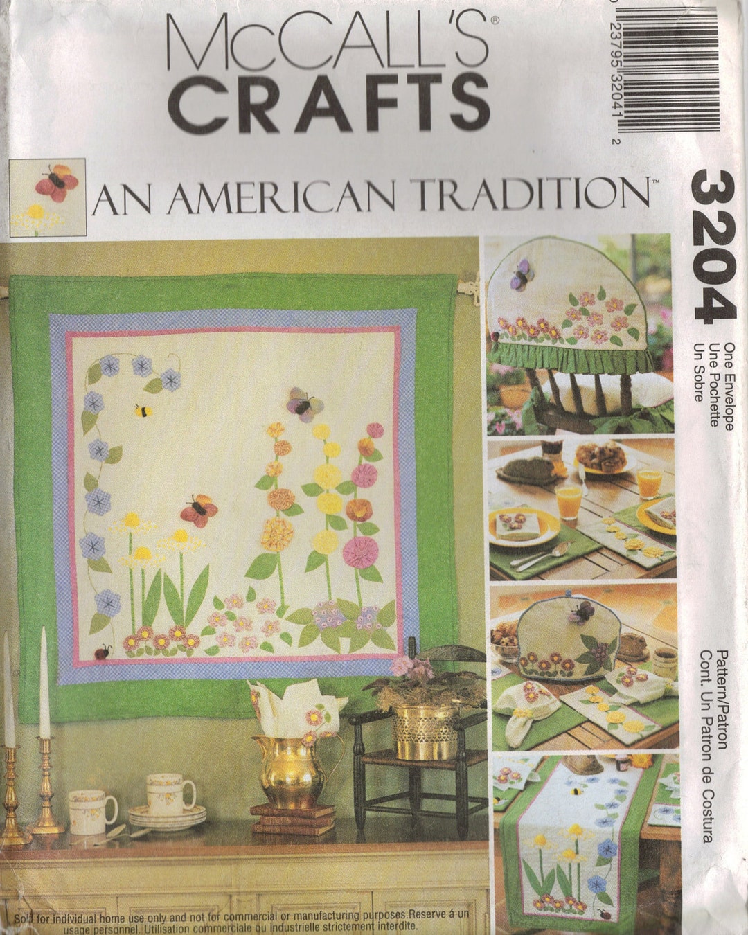 Mccall's Crafts Sewing Pattern 3204 Spring Quilting - Etsy