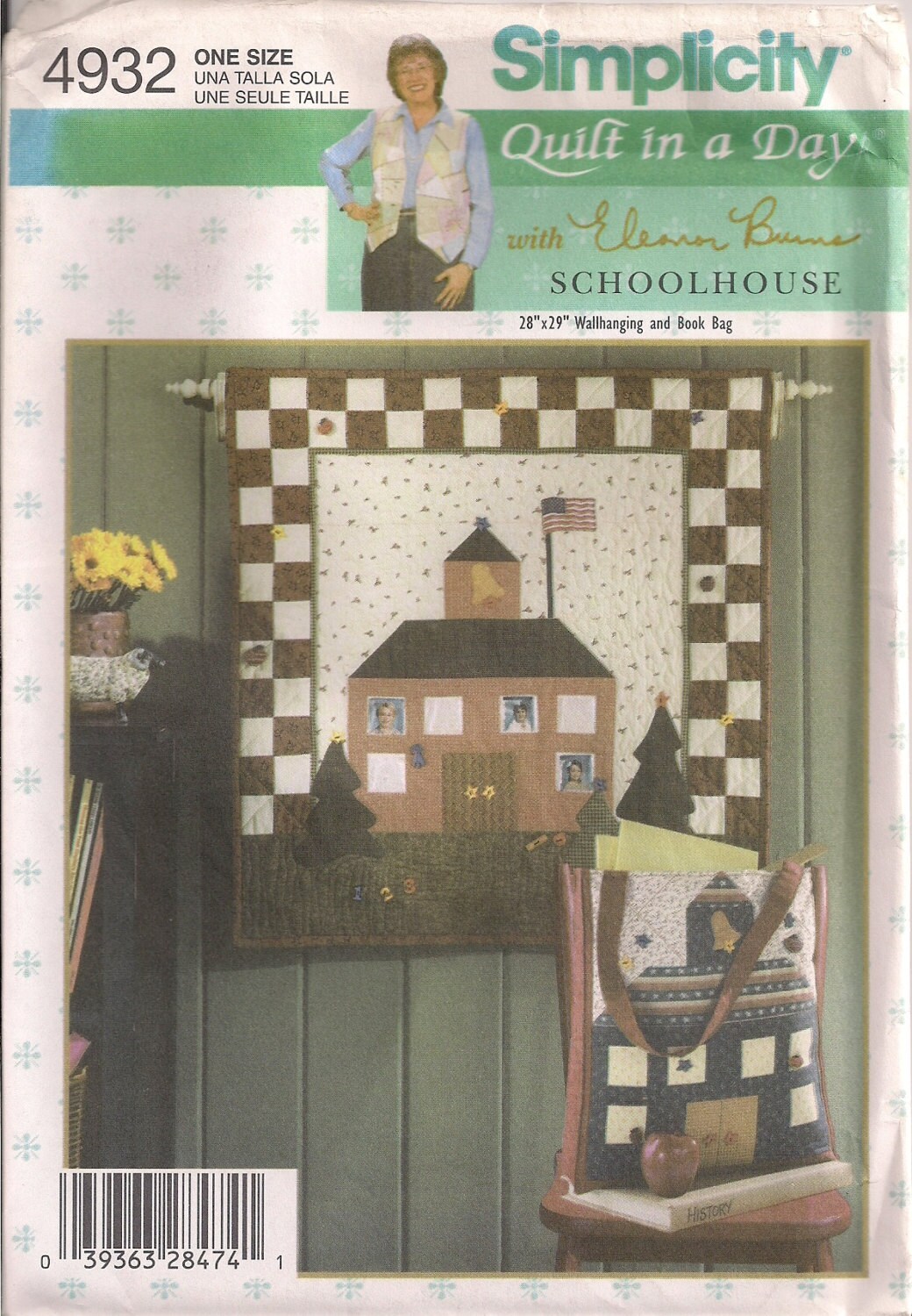 Simplicity Crafts Sewing Pattern 4932 quilt in A - Etsy