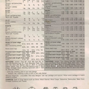 Butterick Sewing Pattern 3379 - Misses' Jacket, Skirt and Pants (14 ...