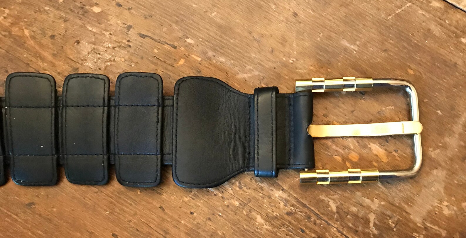 1970s 80s Pierre Balmain Black Leather Statement Belt M - Etsy