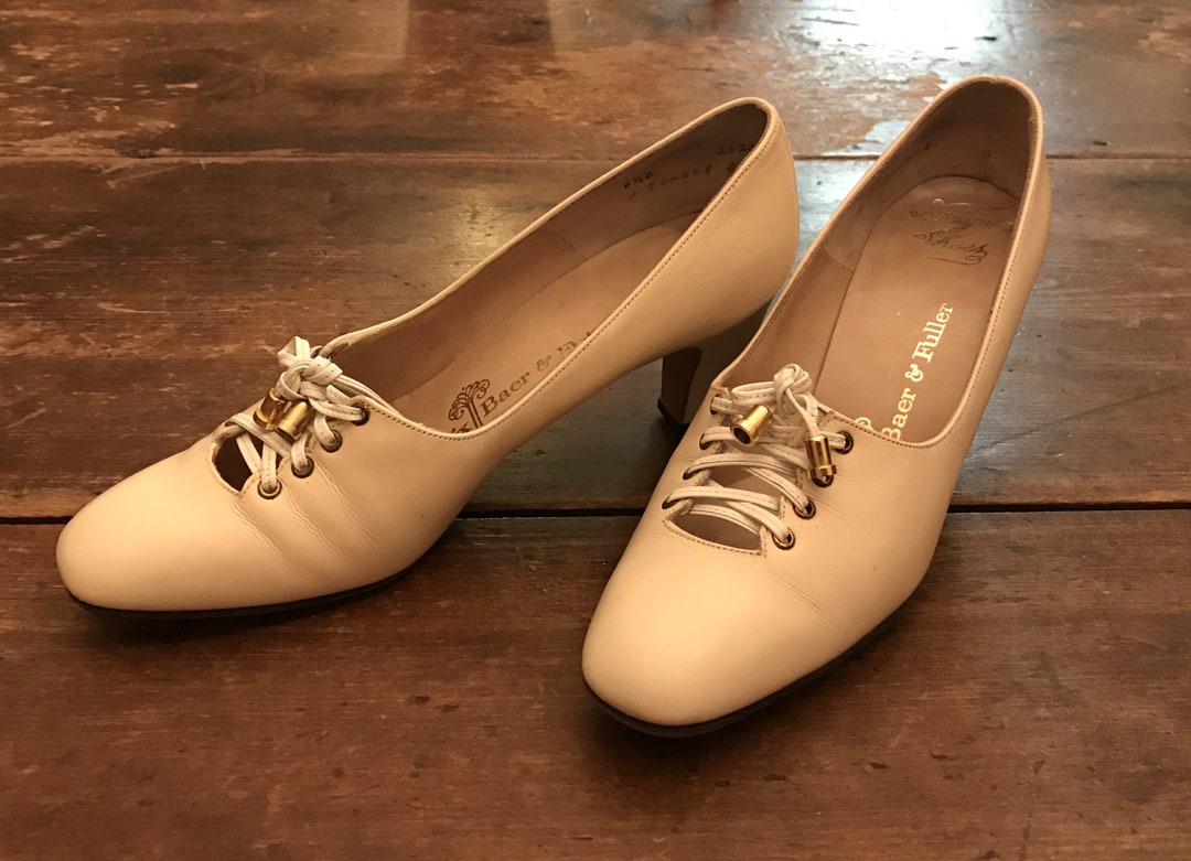 1960’s Stix Baer & Fuller Designer Mod Tie Pumps Shoes 6.5 B - Etsy