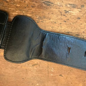 1970s 80s Pierre Balmain Black Leather Statement Belt M - Etsy