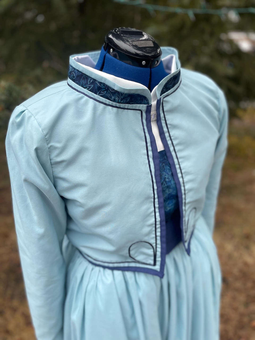 Adult Everyday Princess Middle Elsa Blue Dress and Jacket Costume ...