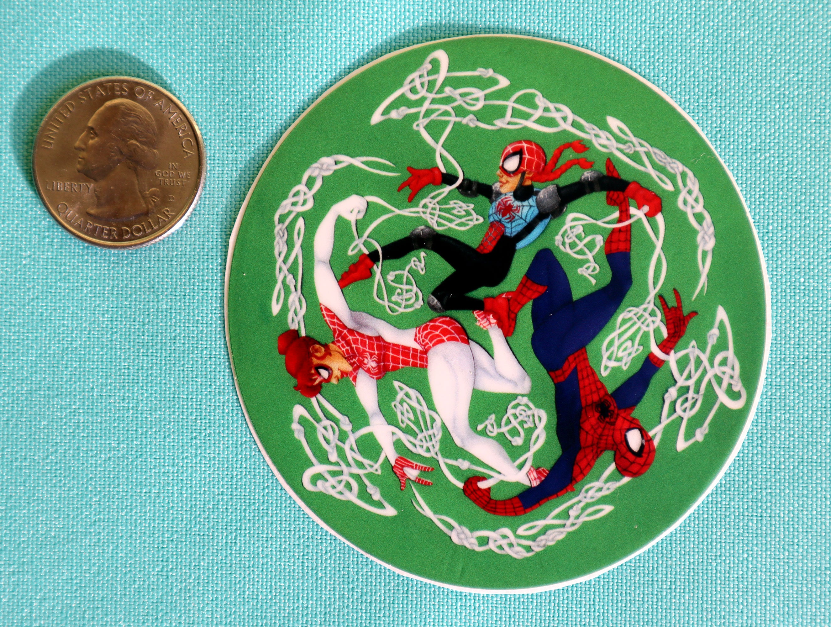 Stickers Spider Trinity - Etsy