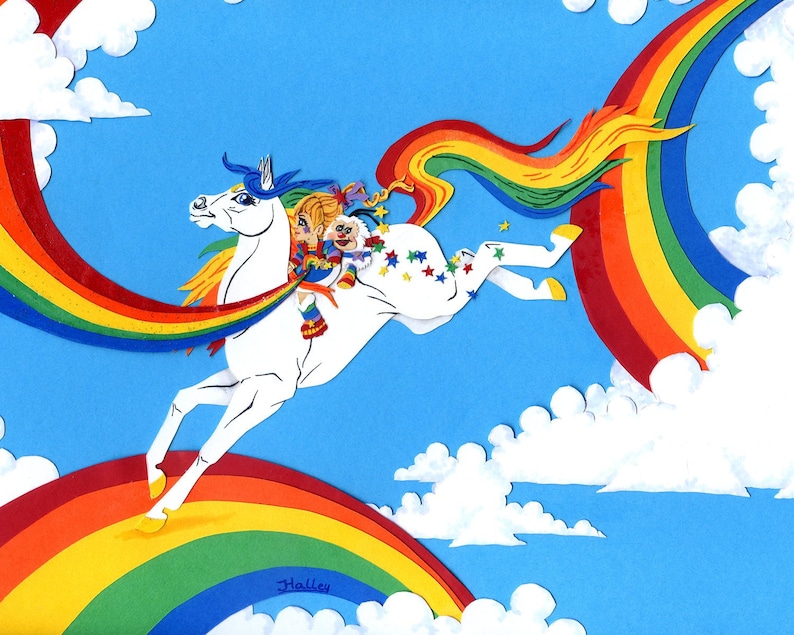 Print Rainbow Brite and Starlite - Etsy