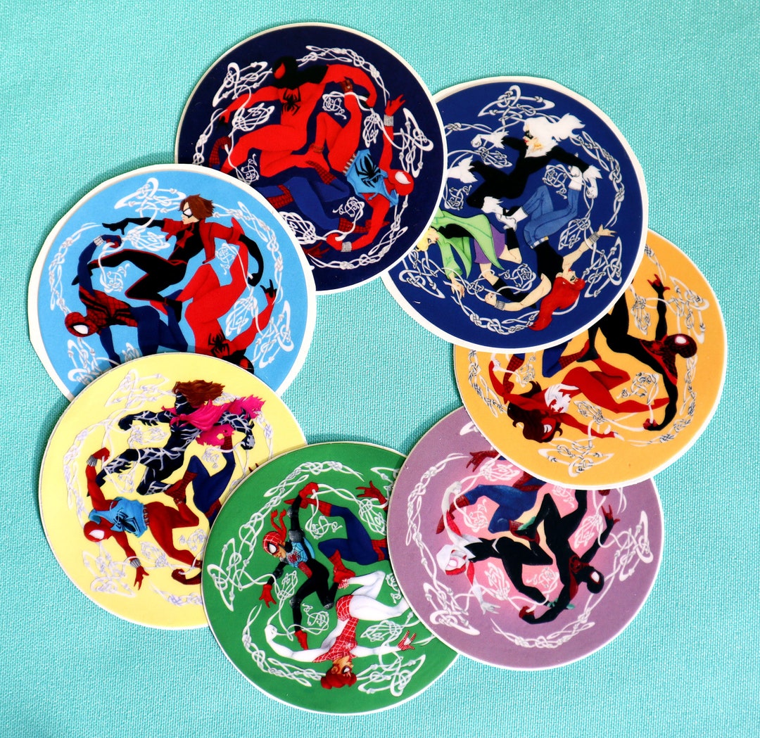 Stickers Spider Trinity - Etsy