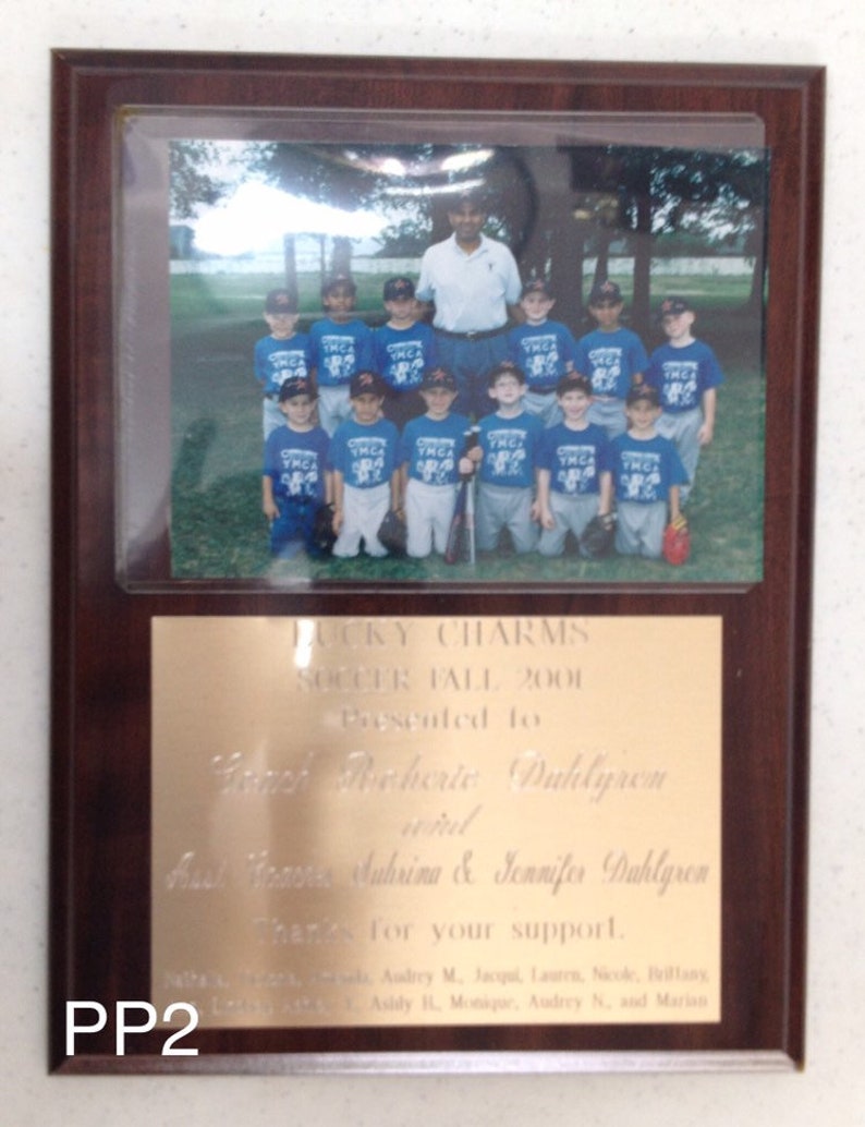 Team Picture Plaque - Etsy