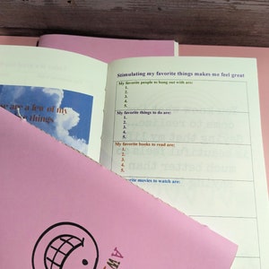 I Am Awesome Journal, Self Help Guide, Anxiety Relief, 80 Page Zine ...