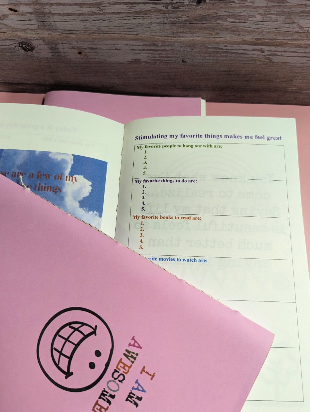 I Am Awesome Journal Self Help Guide Anxiety Relief 80 Page - Etsy