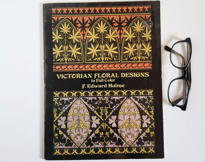 Victorian Floral Designs in Full Color - Vintage F Edward Hulme ...