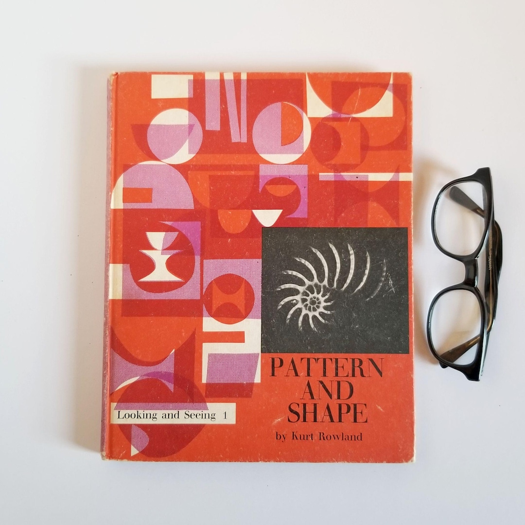 Pattern and Shape - 60s Vintage Illustrated Hardcover Text Book - Kurt ...
