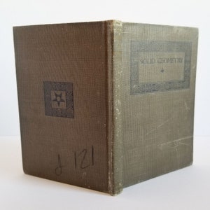 Solid Geometry Text Book - Antique 1913 School Math Textbook - George ...