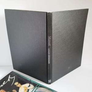 Édouard Manet Art Book - Vintage Illustrated Art History Book - Black ...