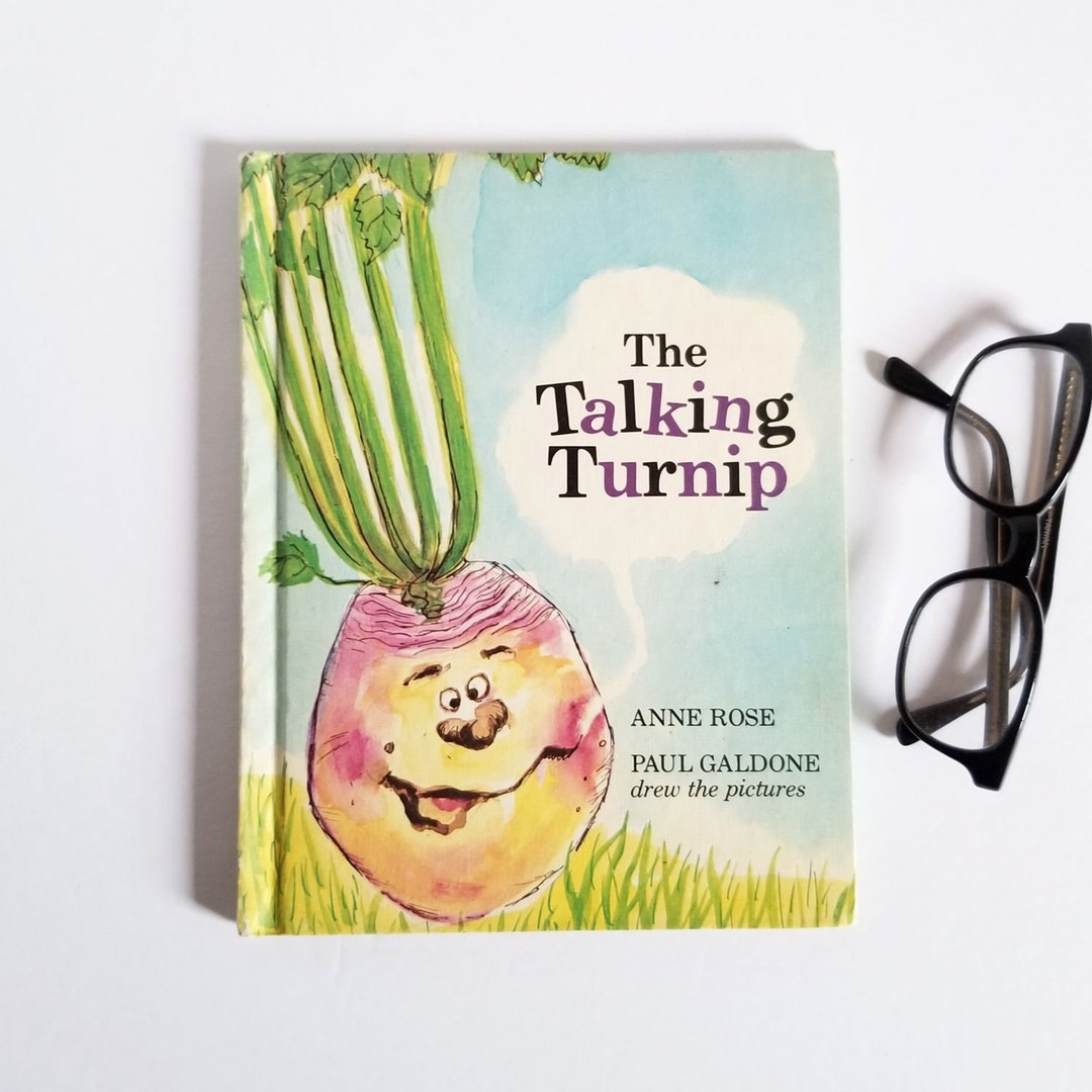 The Talking Turnip by Anne Rose 70s Vintage Hardcover Kids Book ...