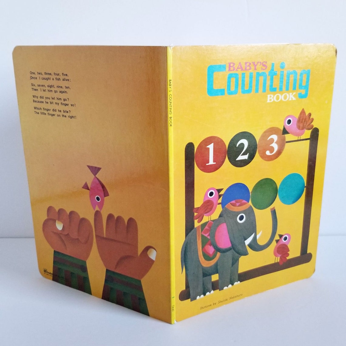 Baby's Counting Book Vintage Educational Illustrated - Etsy 日本