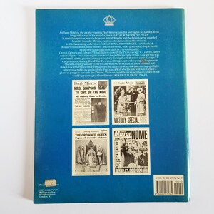 Great Royal Front Pages - Vintage Blue Softcover Book - British Royal Family History - Newspaper ...