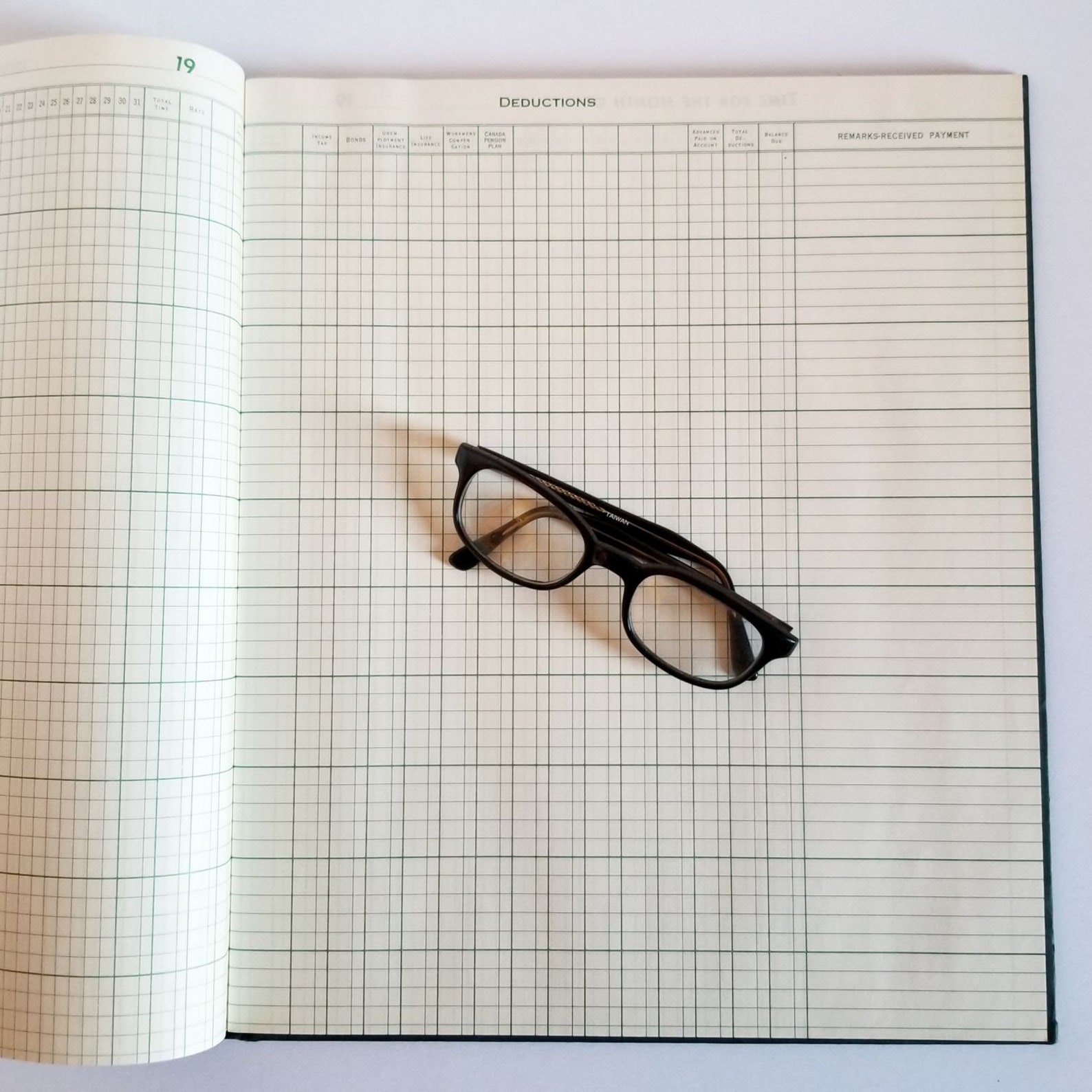 Monthly Time Book Unused Green Ledger Book Vintage Income Etsy monthly-time-book-unused-green-ledger-book-vintage-income-etsy
