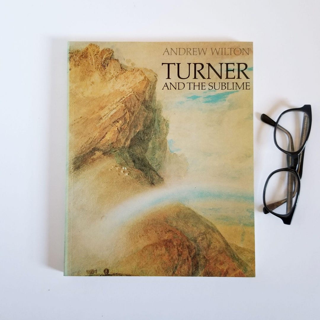 JMW Turner Art Book - Turner and the Sublime - Andrew Wilton - 80s ...