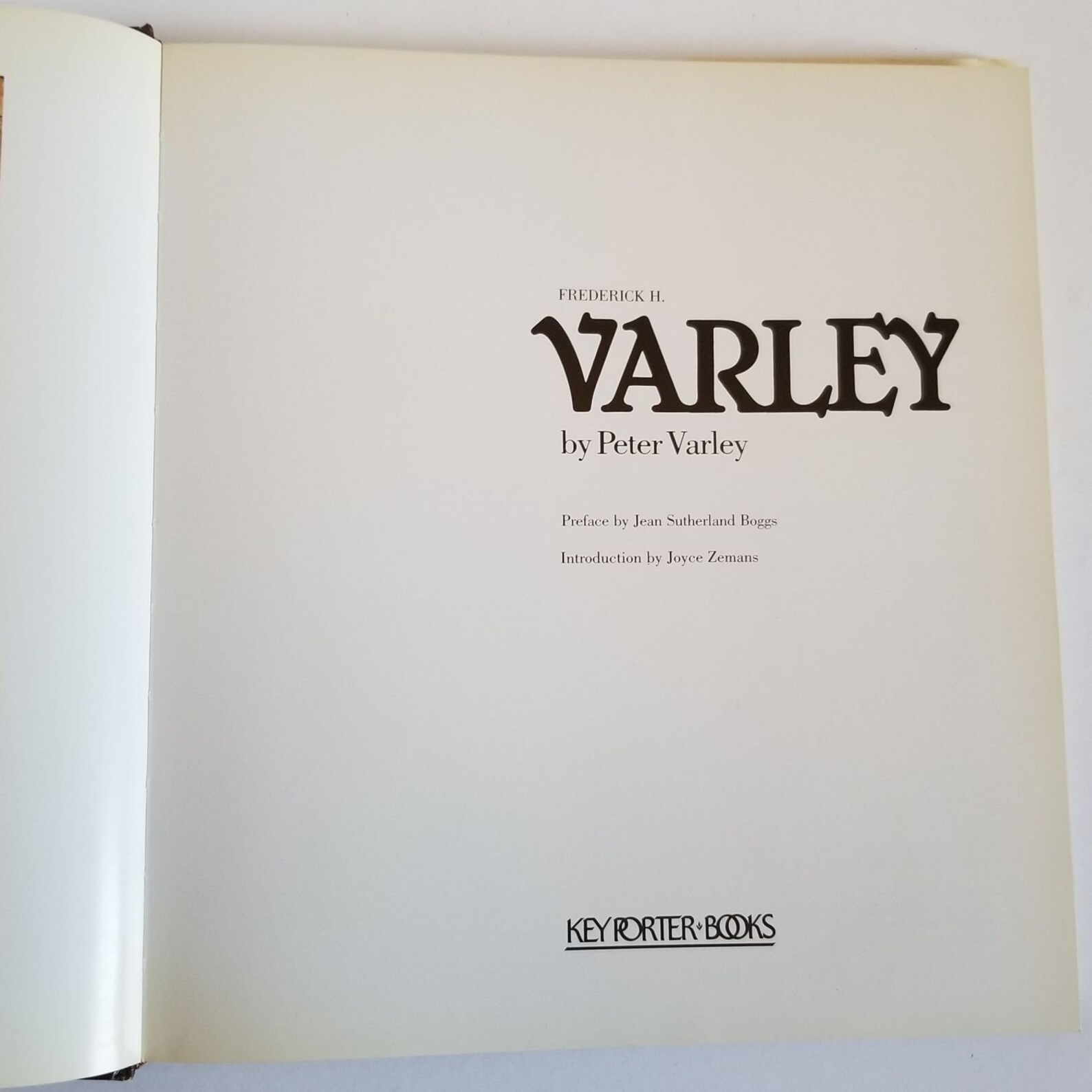 Frederick H Varley Art Book - Vintage Brown Hardcover Book by Peter ...
