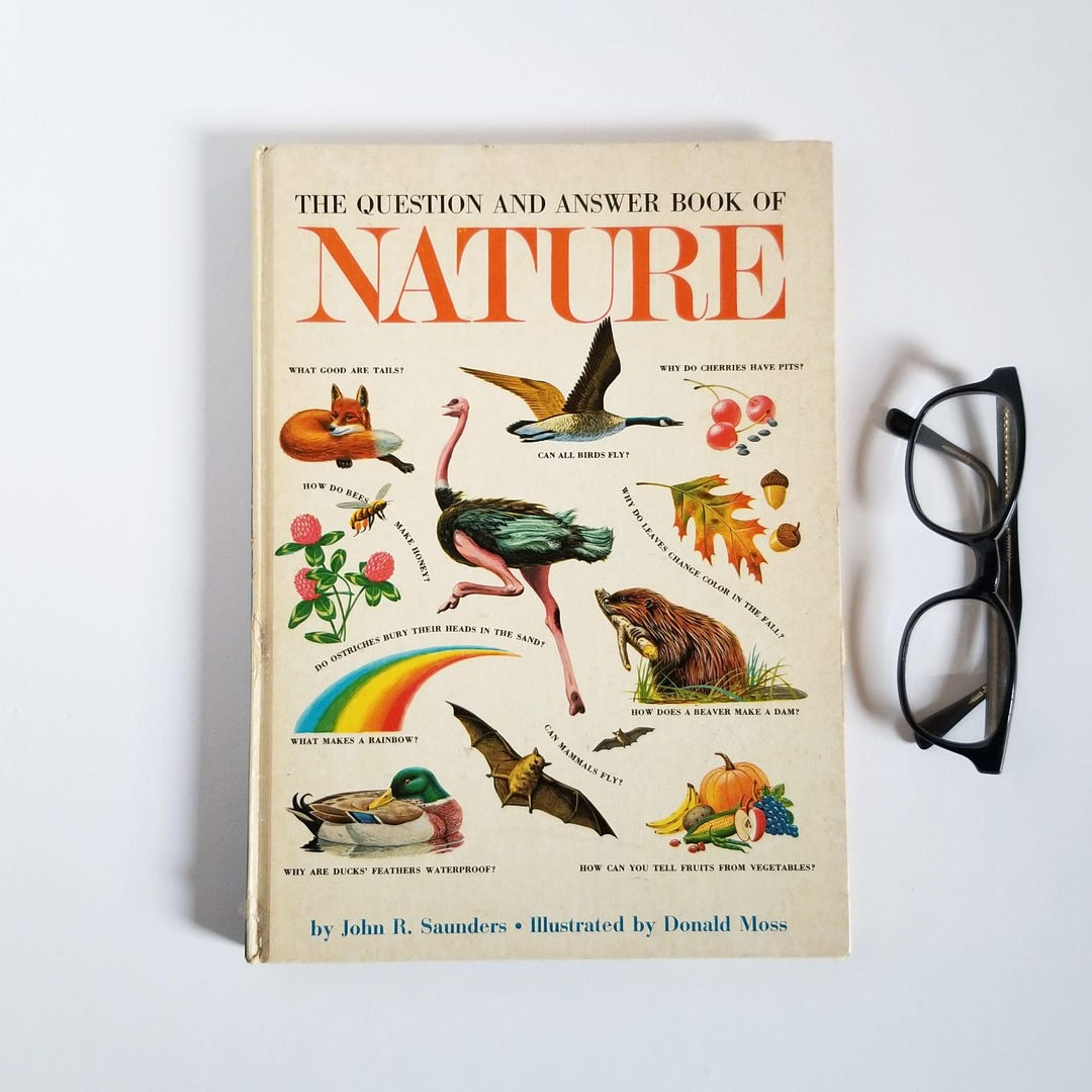 The Question and Answer Book of Nature - Vintage Illustrated Natural ...