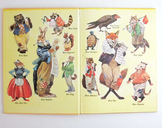 Brer Rabbit and Brer Fox Vintage Childrens Book First Edition Book ...