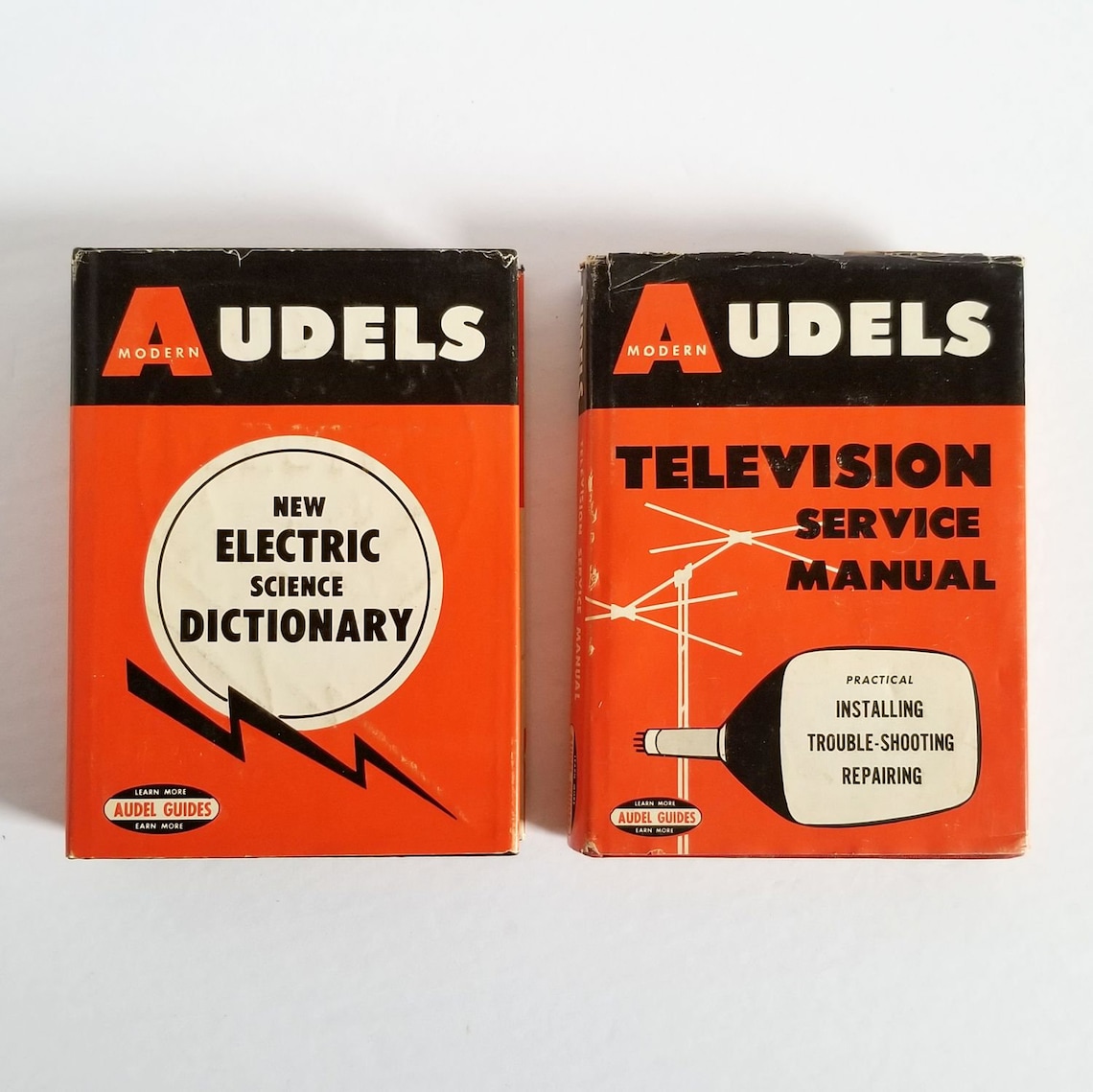 Set of 2 Vintage Audel's Books Television Service Manual - Etsy