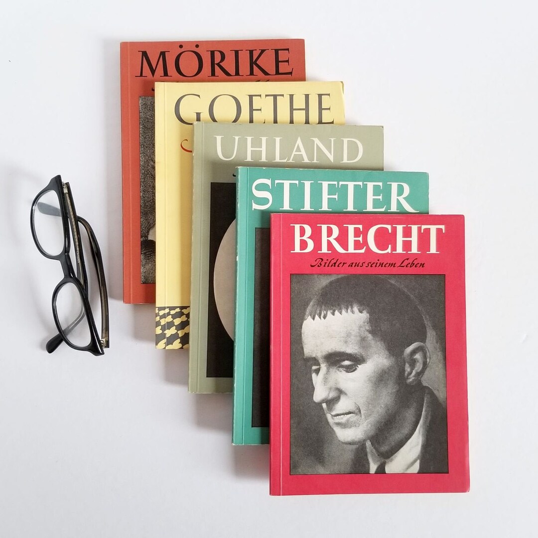 German Art History Books Brecht Goethe Mörike Stifter & - Etsy