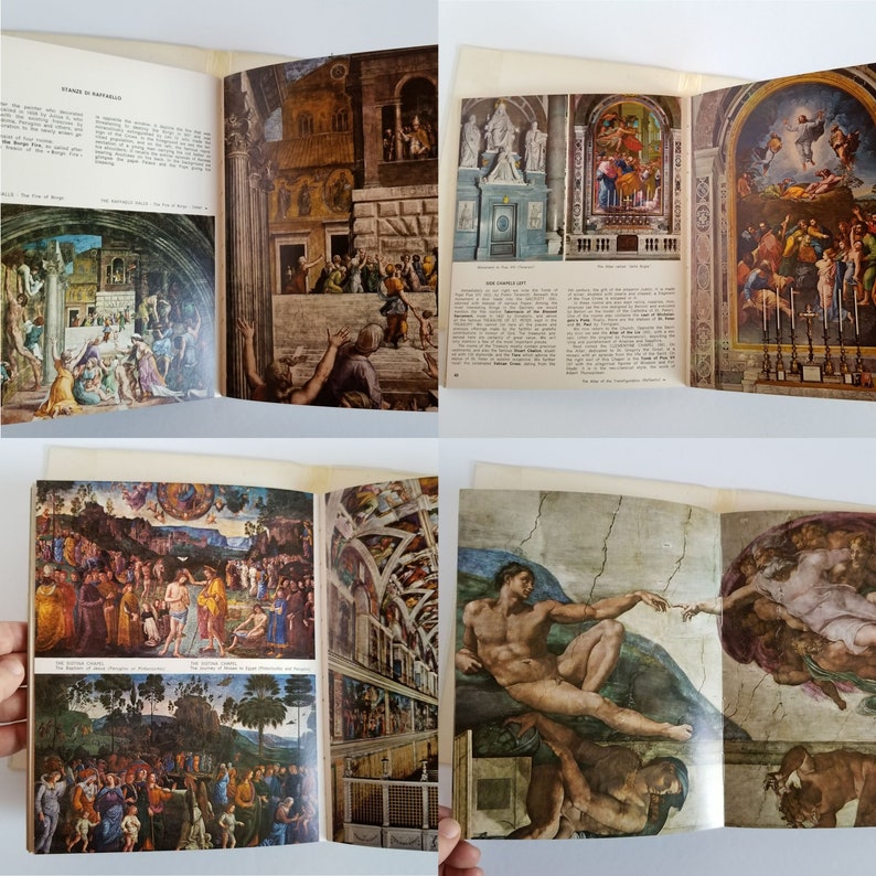 Vatican City Travel Guide Book Vintage Italian Art & - Etsy