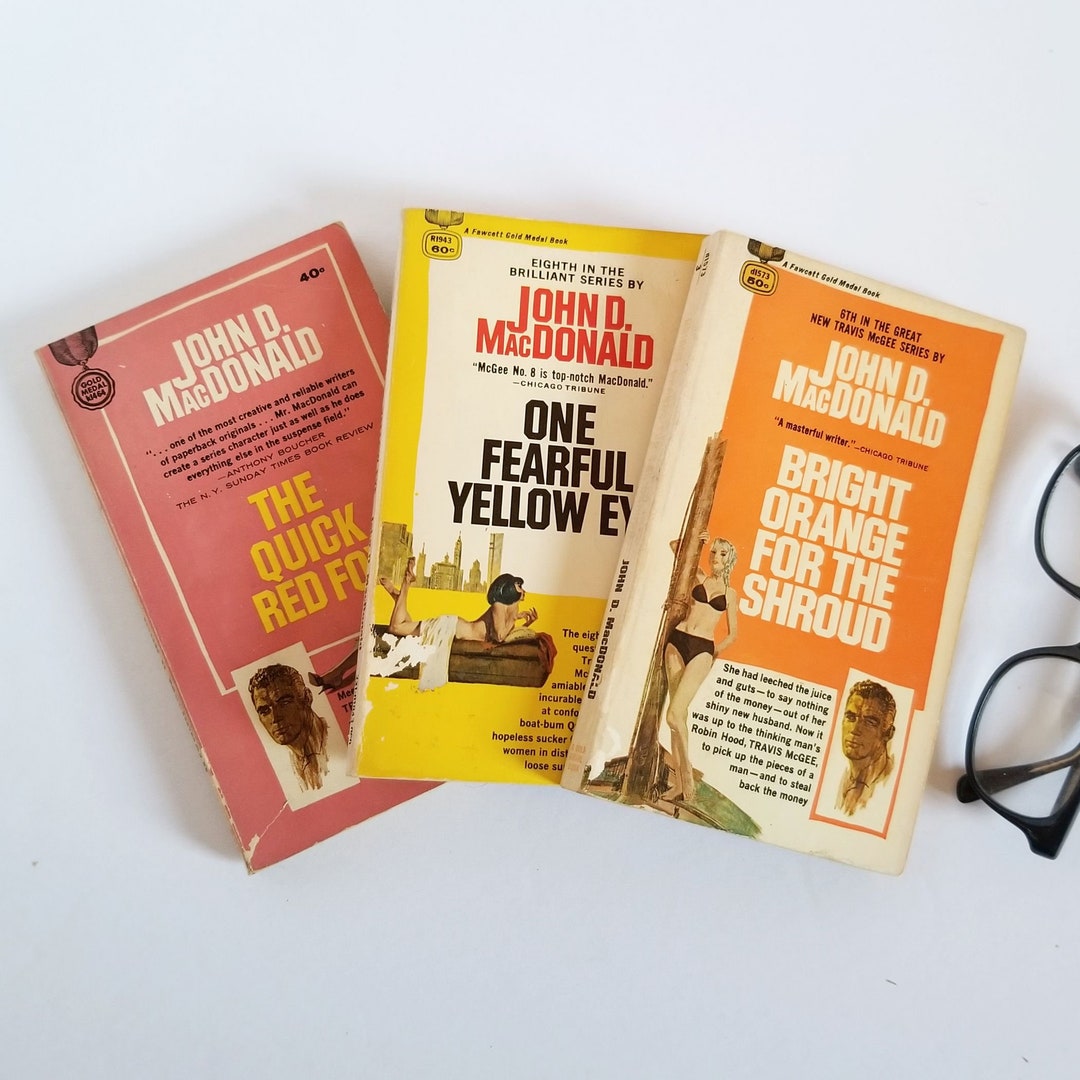 Set of 3 Travis Mcgee Pulp Fiction Novels by John D Macdonald - Vintage ...