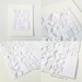 XO Origami Paper Collage White or Ivory Origami Art W - Etsy
