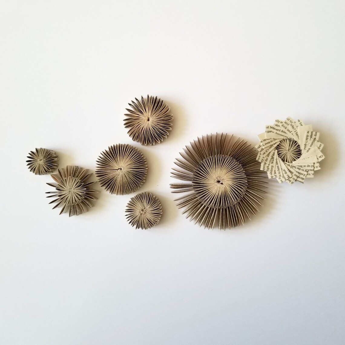 Paper Cog Wall Sculpture Wall Appliques Paper Star | Etsy