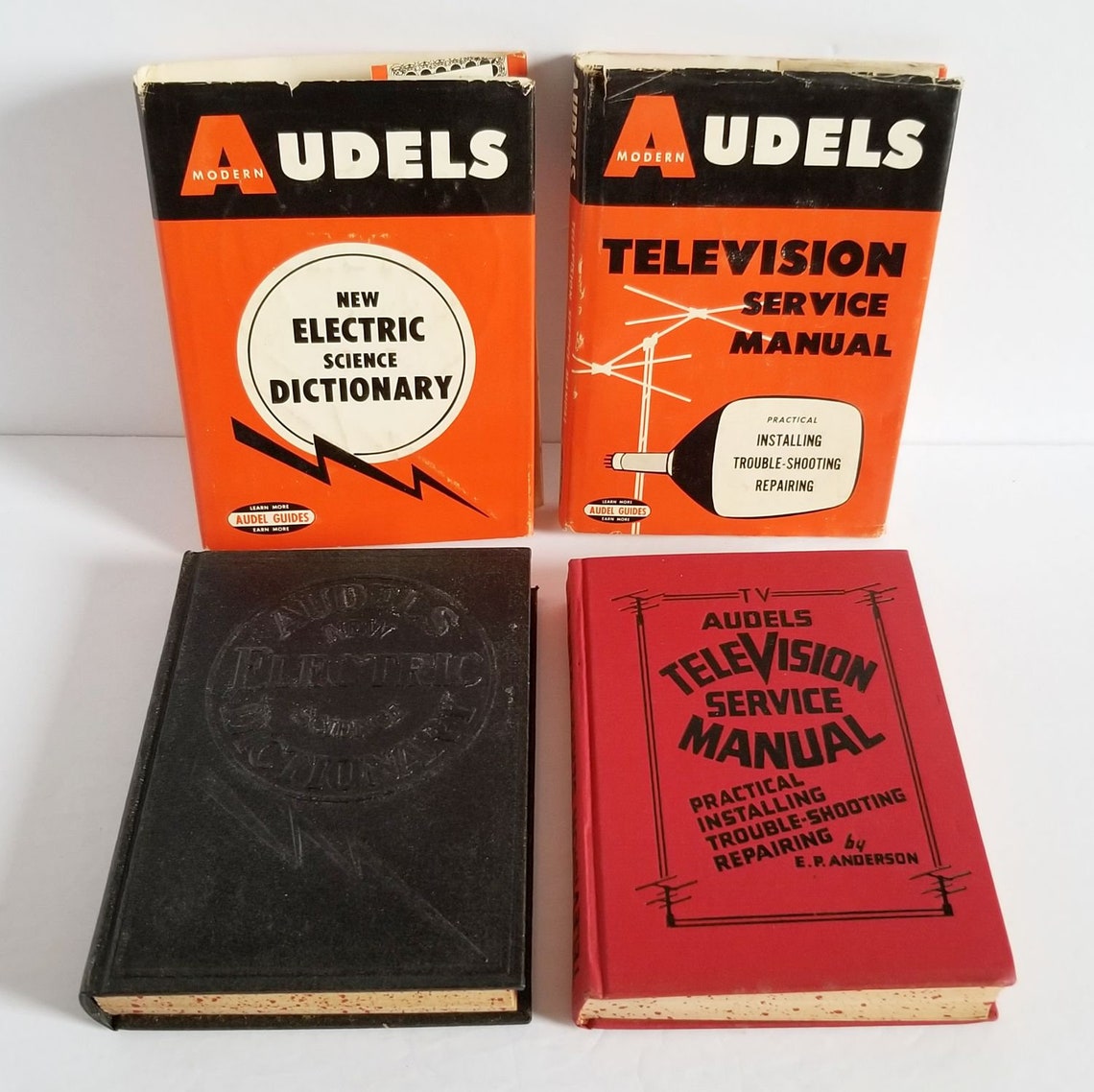 Set of 2 Vintage Audel's Books Television Service Manual - Etsy