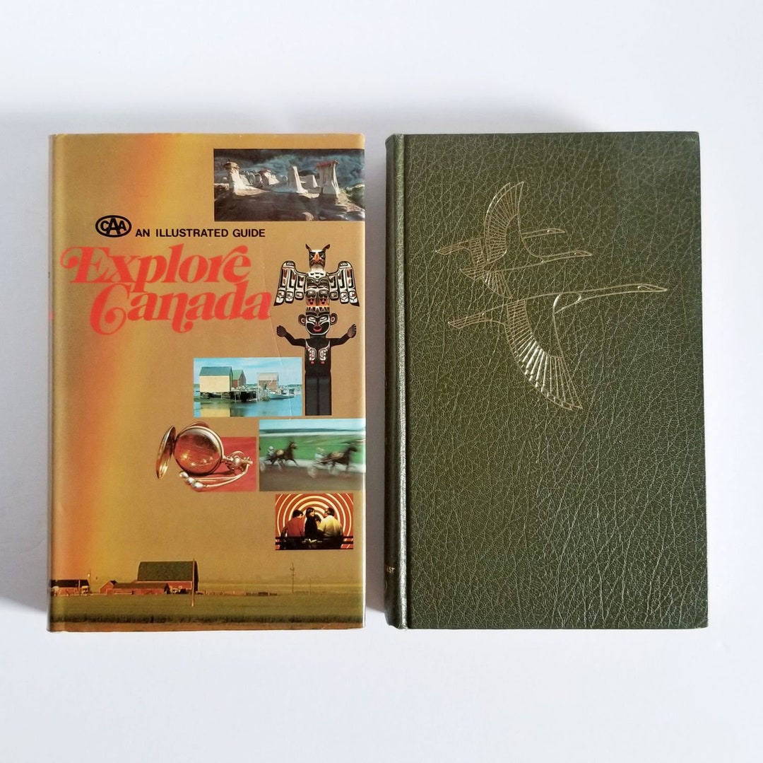 Explore Canada Vintage Canadian Travel Book W Fold Out Maps & - Etsy