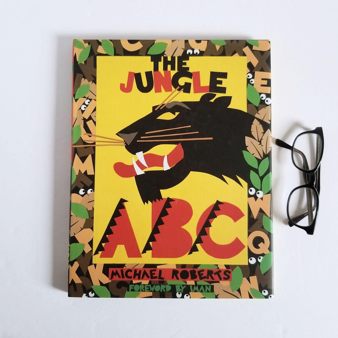 The Jungle ABC by Michael Roberts - Vintage Illustrated Hardcover ...
