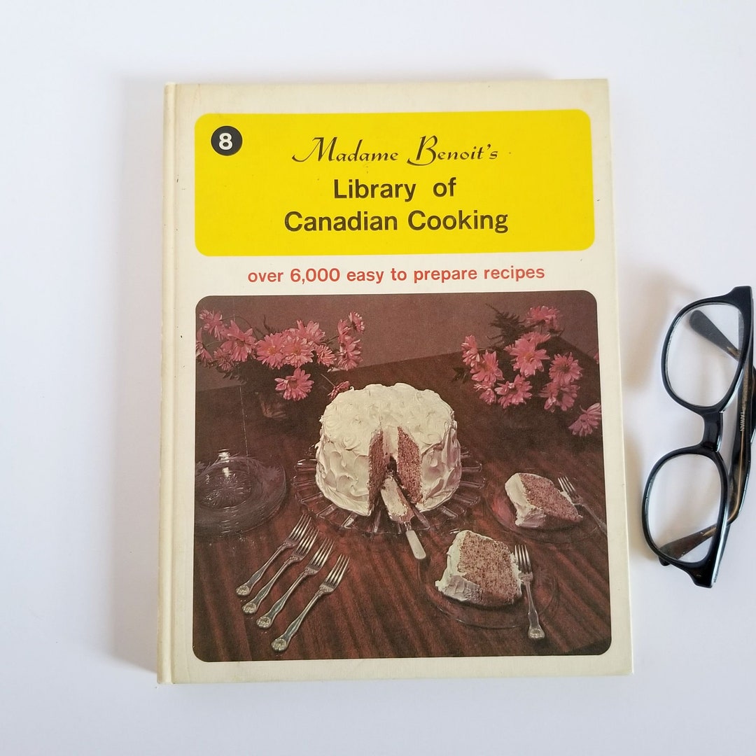 Madame Benoit's Cookbook - 70s Vintage Illustrated Hardcover Recipe ...