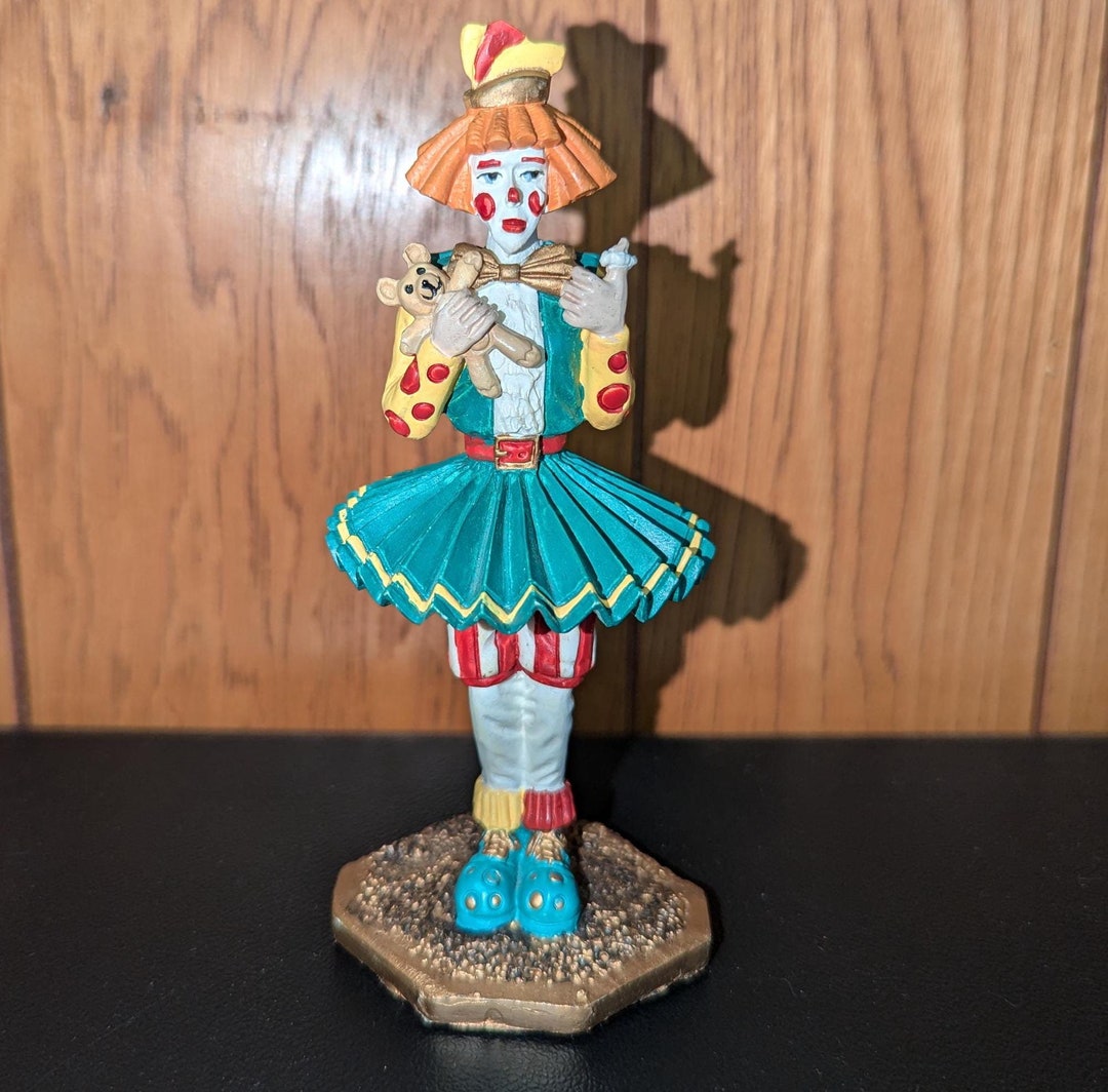 Boo-boo the Clown Lady Resin Figurine 6" Princeton Gallery 1995 ...