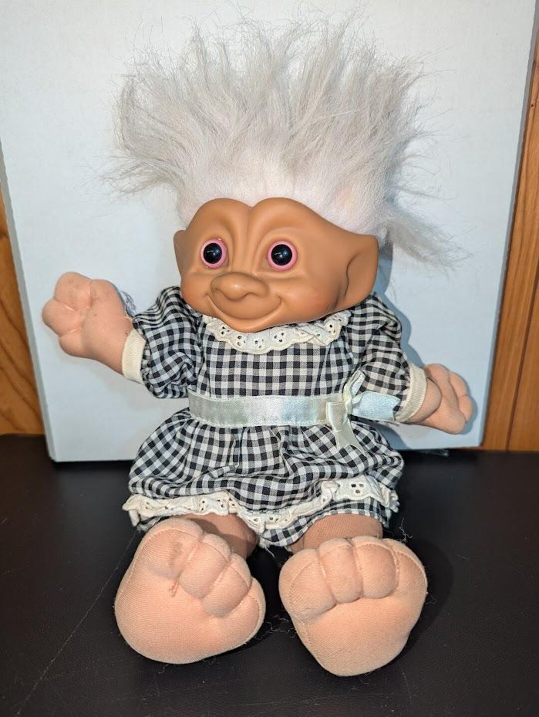 Vintage Russ Berrie Troll Kidz Treasure Troll Doll 12 Ruby Gem, Plush ...