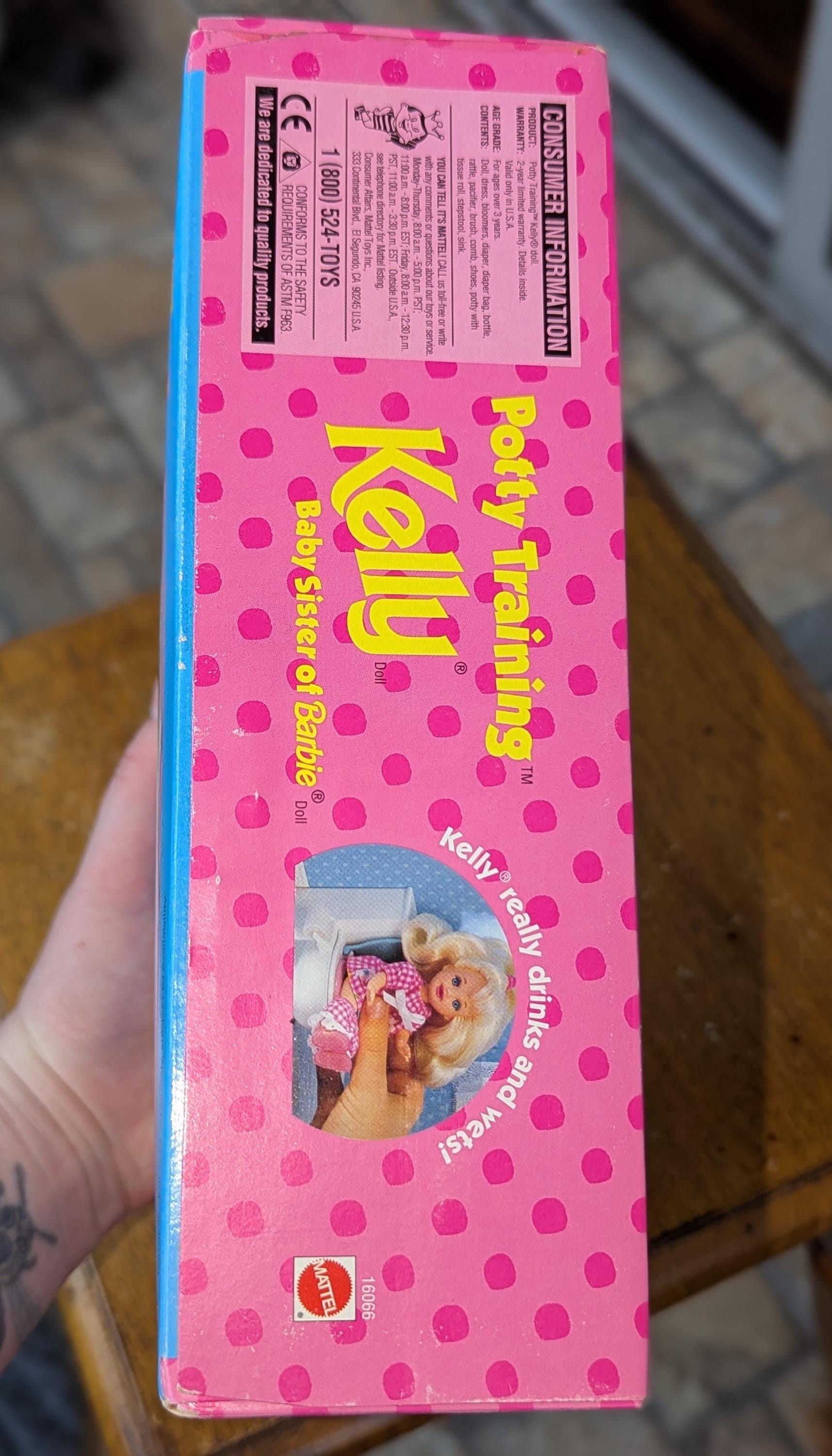 1996 Potty Training Kelly Blonde EN Vintage Mattel Play Set 16066 NRFB ...