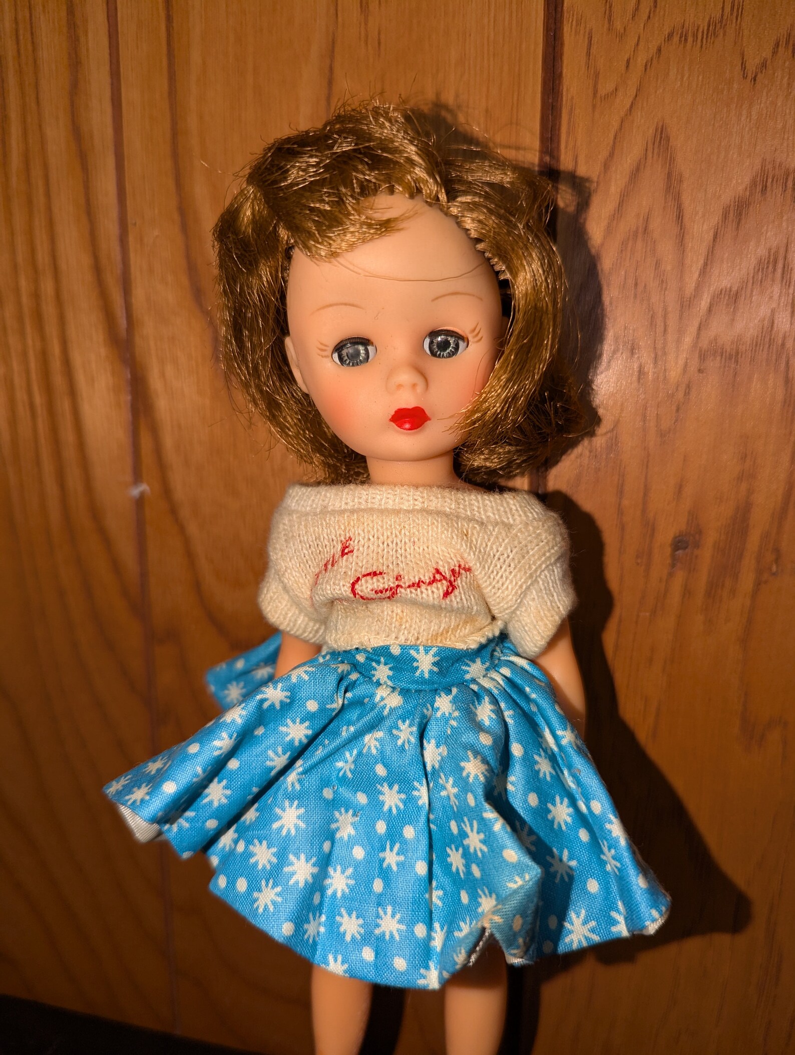 Vintage Little Miss Ginger Doll 8.5 by Cosmopolitan 1950's Red Hair ...