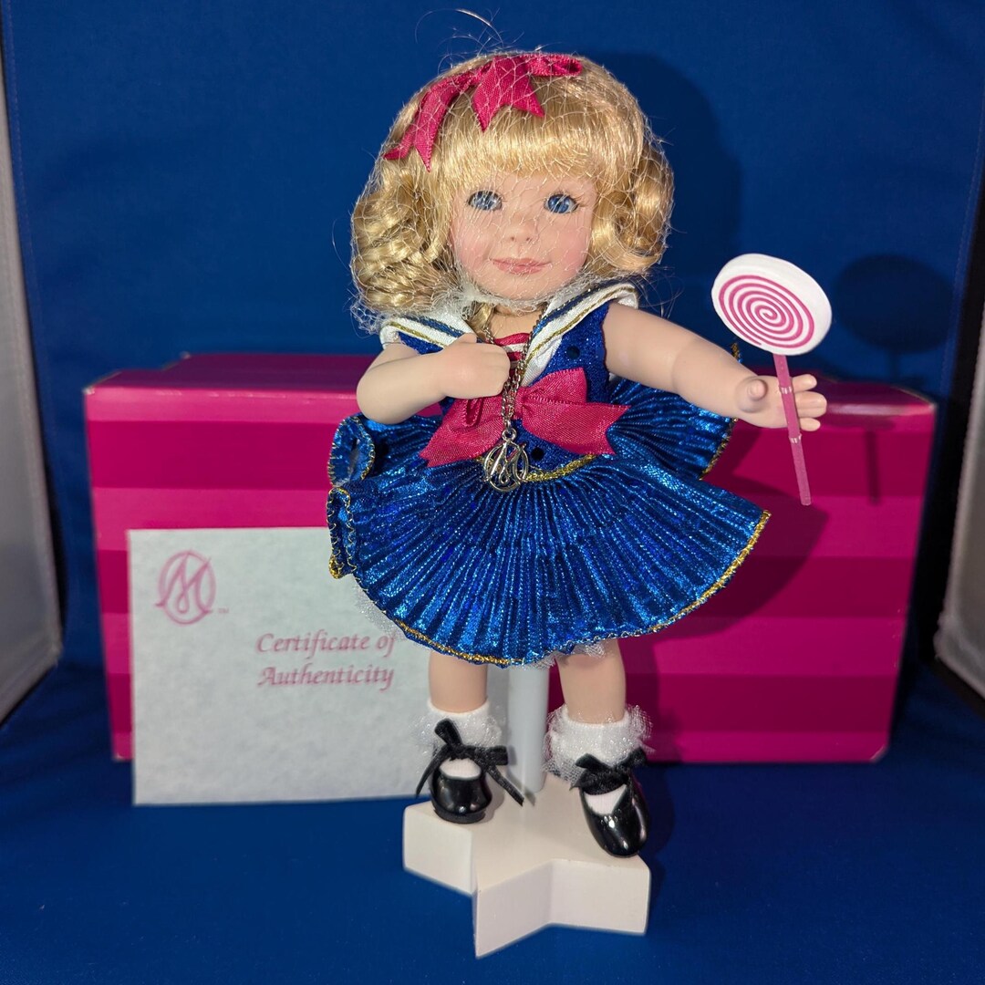 Marie Osmond Good Ship Lollipop Doll 8" IOB 552/2500 Coa and Necklace ...