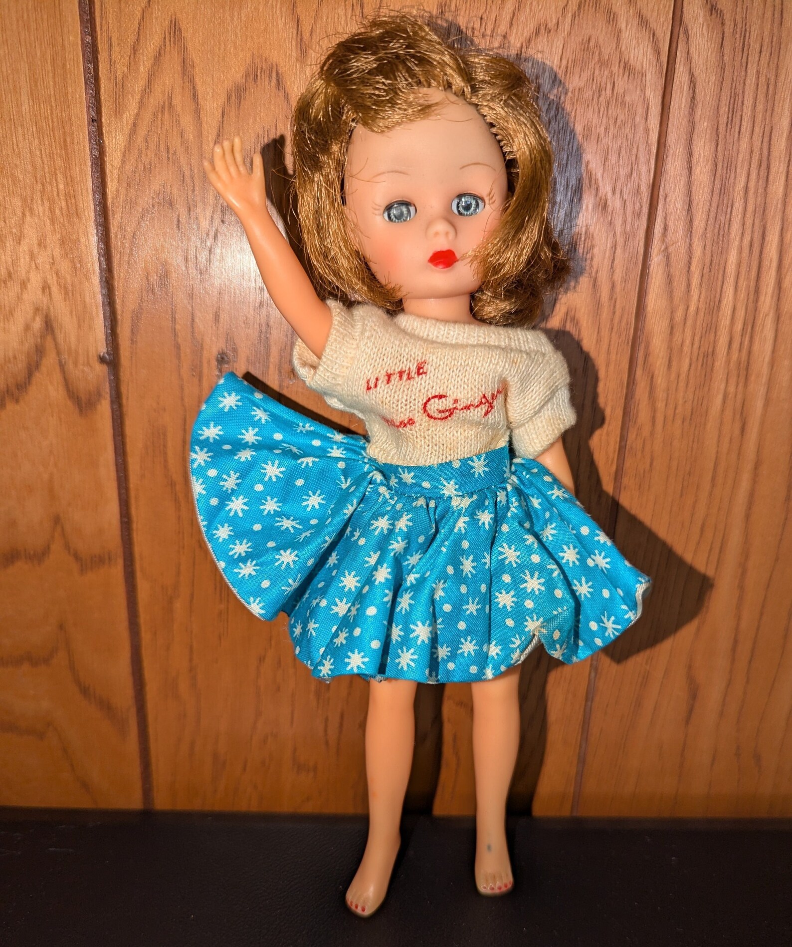 Vintage Little Miss Ginger Doll 8.5 by Cosmopolitan 1950's Red Hair ...