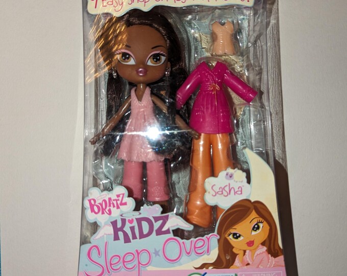 Bratz Kidz Sleep-over Sasha Doll Snap-on Clothes NIB NRFB Vintage - Etsy