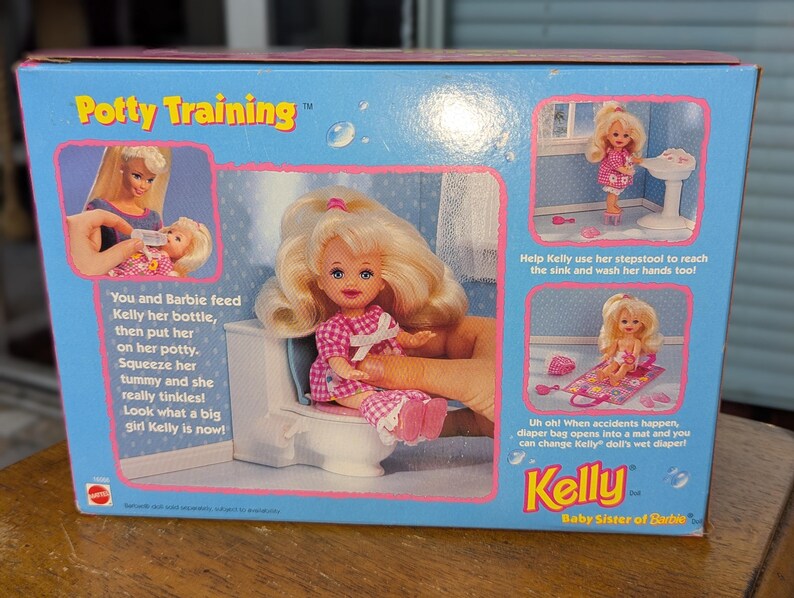 1996 Potty Training Kelly Blonde EN Vintage Mattel Play Set 16066 NRFB ...
